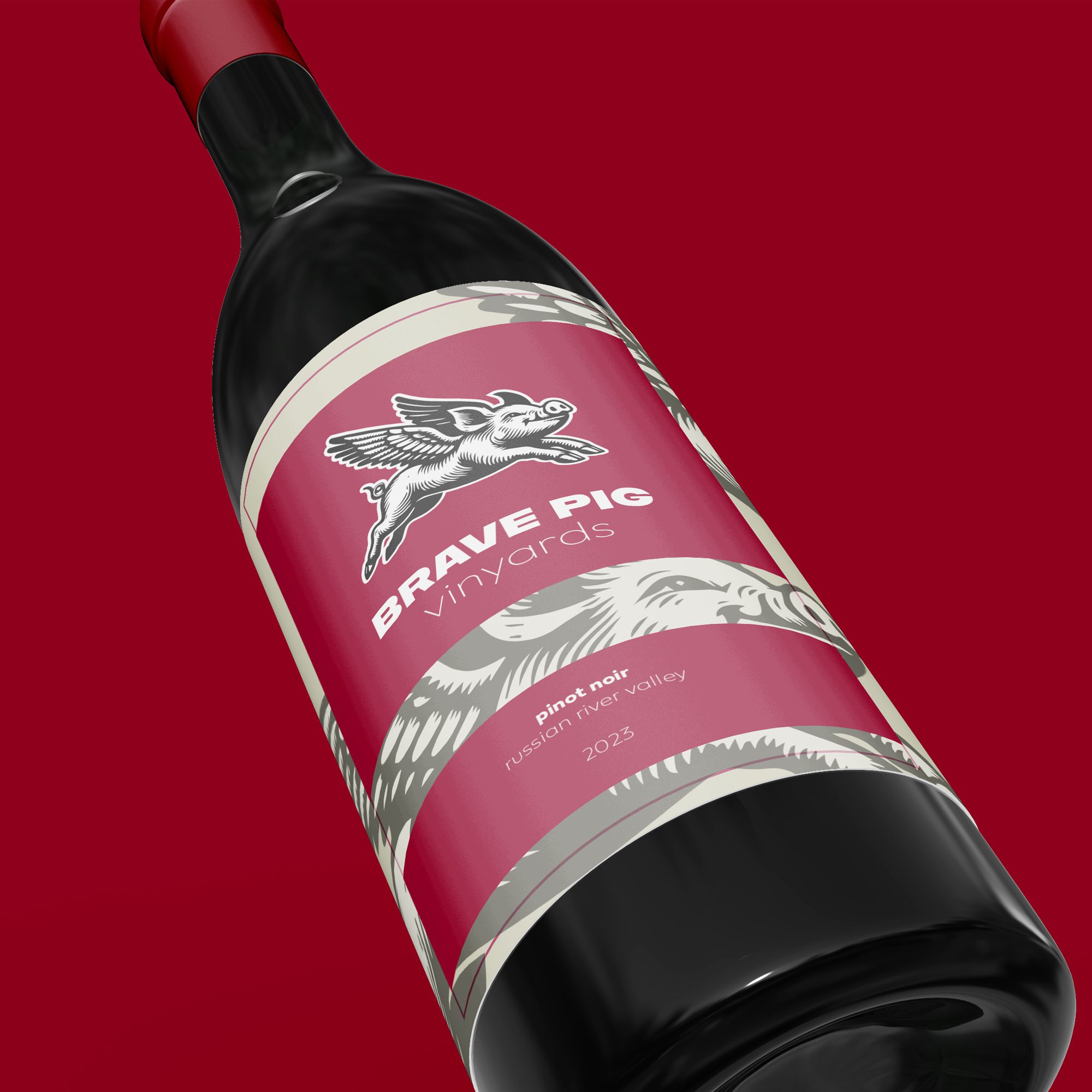 Brave Pig Vineyards - An Idea Circus Brand Project